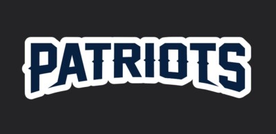 NEW ENGLAND PATRIOTS Logo Sticker Bat Stickers Car NFL Football Decal ...