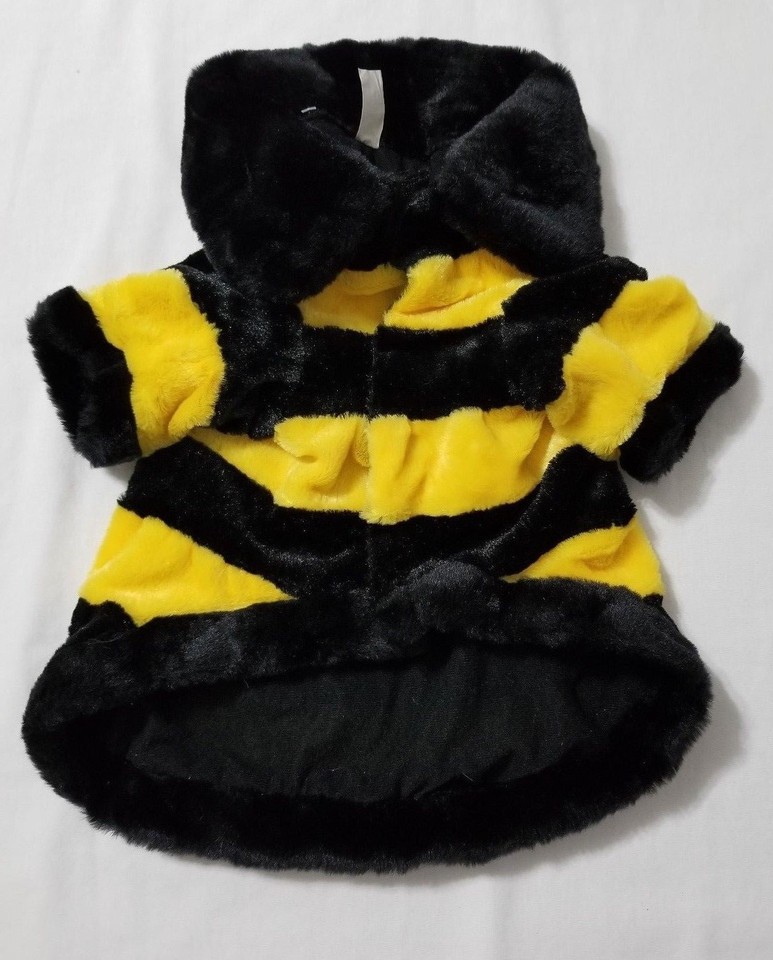 PreOwned Puppy Dog Black Yellow Bumble Bee Costume Jacket Coat Style ...