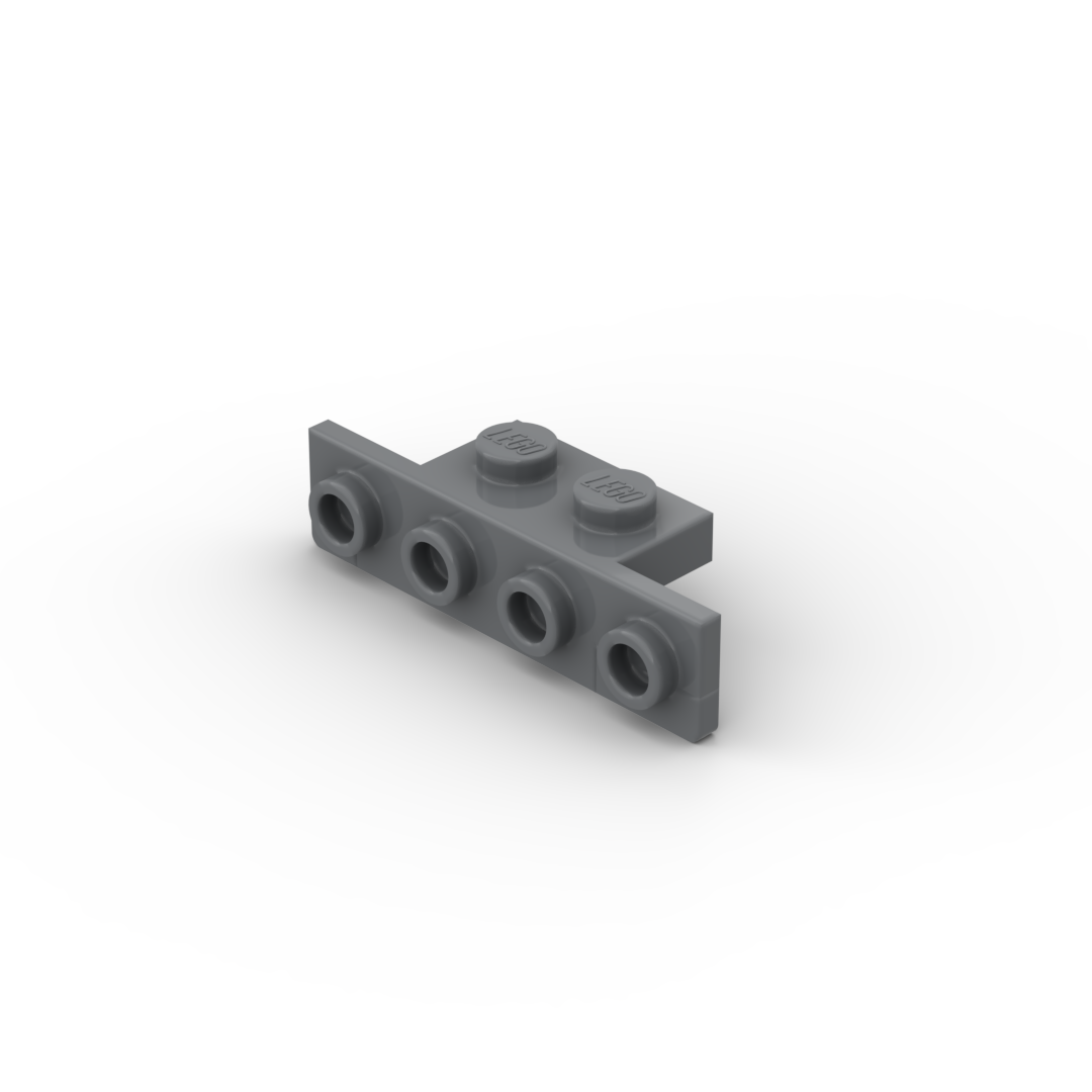 Lego 10x Konverter Winkel 1x4 bracket 28802 dunkelgrau dark bluish gray ...