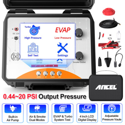 L8000 EVAP Turbo Smoke Machine Leak Detector Dual Mode Leak Diagnostic ...