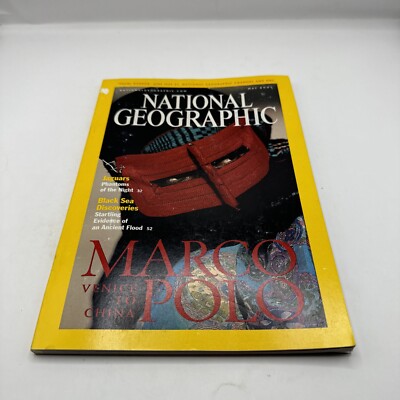 NATIONAL GEOGRAPHIC May 2001 MARCO POLO VENICE TO CHINA Jaguars BLACK ...