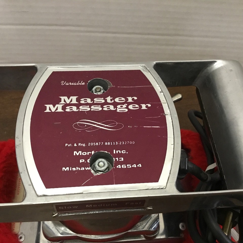 Morfam Master Massager Variable Speed M73-625A Deep Tissue Massage W ...