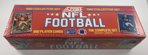1990 Score NFL Football Complete Set (Series 1 & 2) Factory Sealed (660 ...