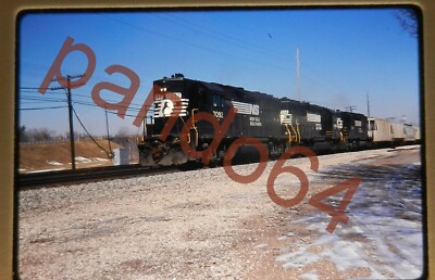 RR Train Slide #7092 NS Norfolk Southern EMD GP50 DIESEL LOCOMOTIVE ...