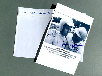 HUBERT HAHNE (†2019) Formel-2-Fahrer signed Foto 9x14 Autogramm | eBay.de