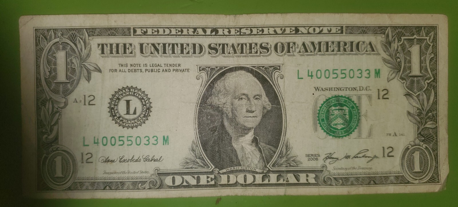 Fancy Serial Number $1 Ladder/Broken Ladder `Fancy Money 40055033 | eBay