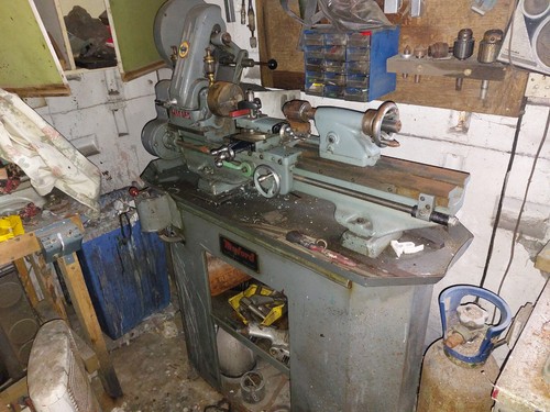 Myford ML7 Lathe with Original Cabinet Stand and Accessories | eBay UK