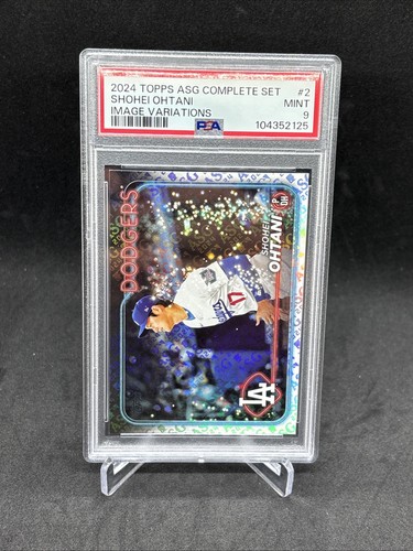 2024 TOPPS ASG COMPLETE SET SHOHEI OHTANI IMAGE VARIATIONS PSA 9 ...