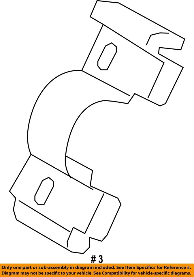 FORD OEM 98-11 Ranger Stabilizer Sway Bar-Rear-Stabilizer Bar Clamp ...