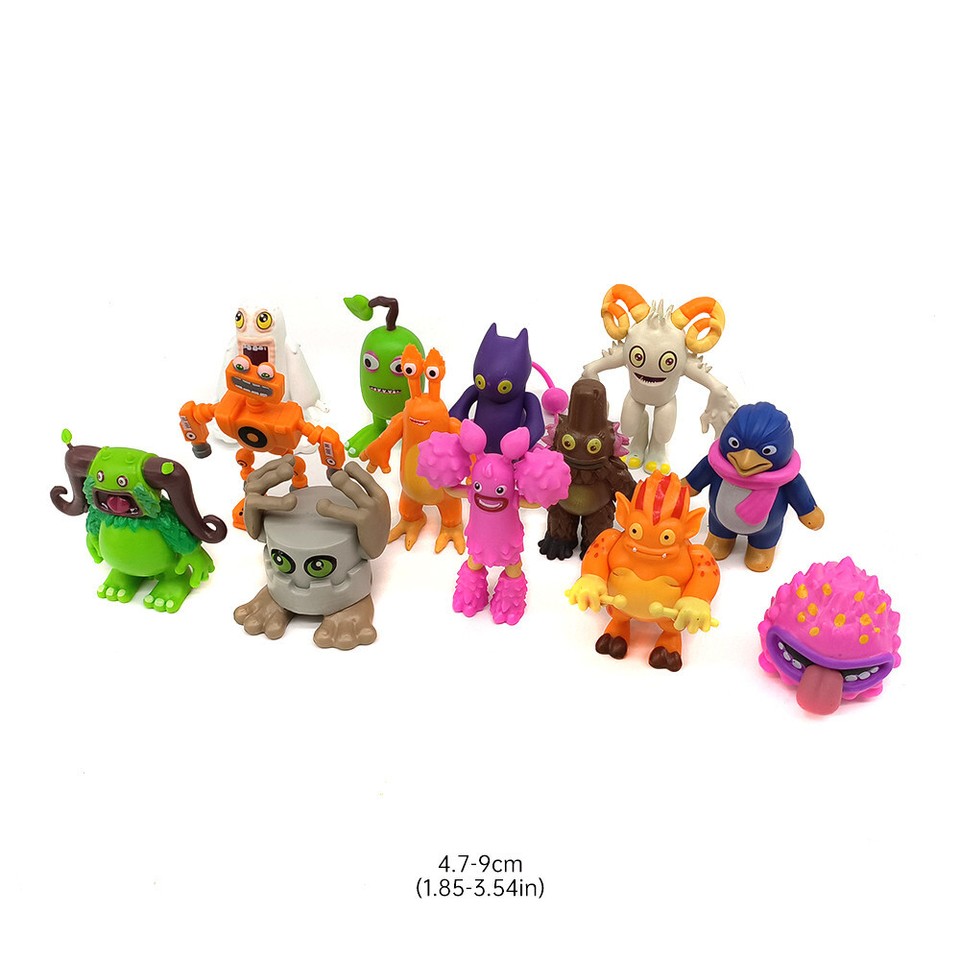 13Pcs/set My Singing Monsters Wubbox Furcorn Action Figure Toy Model ...