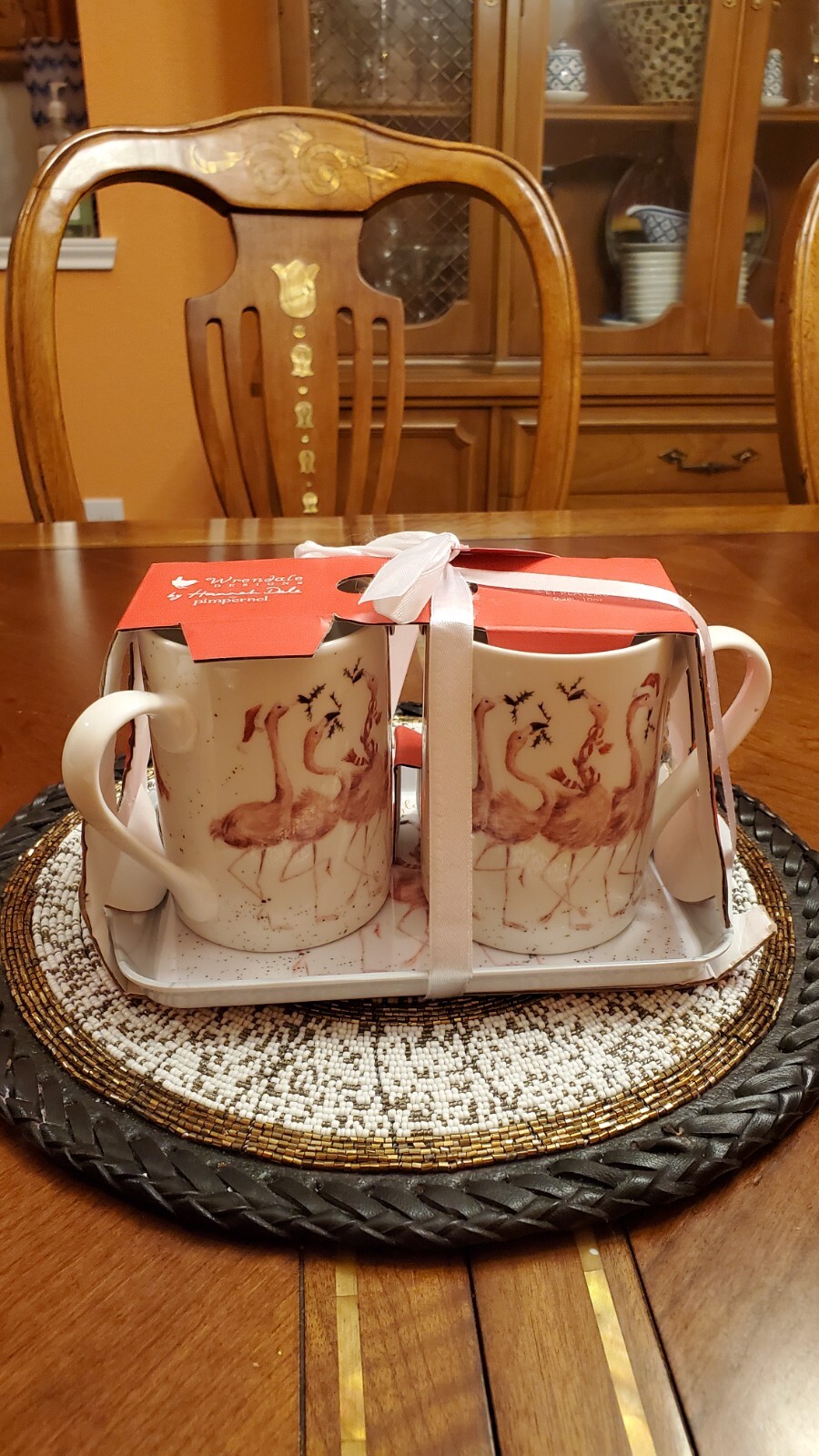 Wrendale Designs Flamingo Mug (Set of 2) & Melamine Tray | eBay