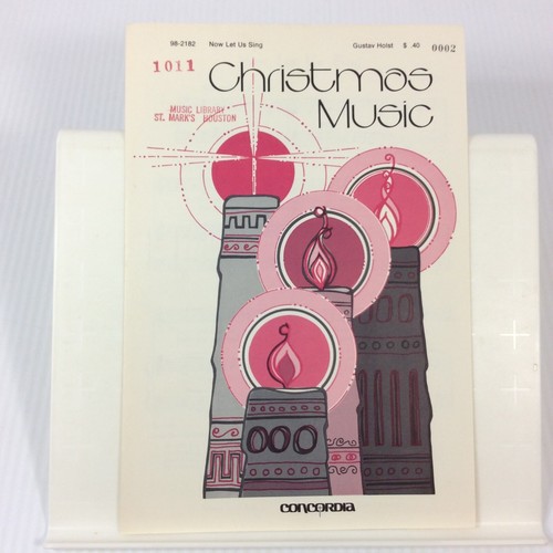 Now Let Us Sing Gustav Hoist Christmas Choral Sheet Music Octavo Lot 13 ...