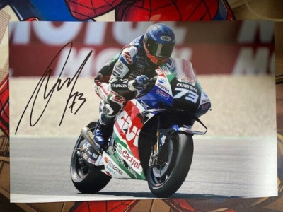 MOTO GP Alex Marquez LCR Honda Racing Team SIGNED 8x12 Photo | eBay