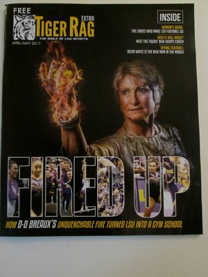 2017 Tiger Rag MAGAZINE LSU D-D BREAUX Gymnastics GYM Will WADE Devin ...