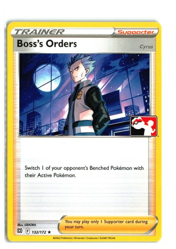 Boss's Orders 132/172 Brillant Stars Pokemon TCG NM Prize Pack | eBay