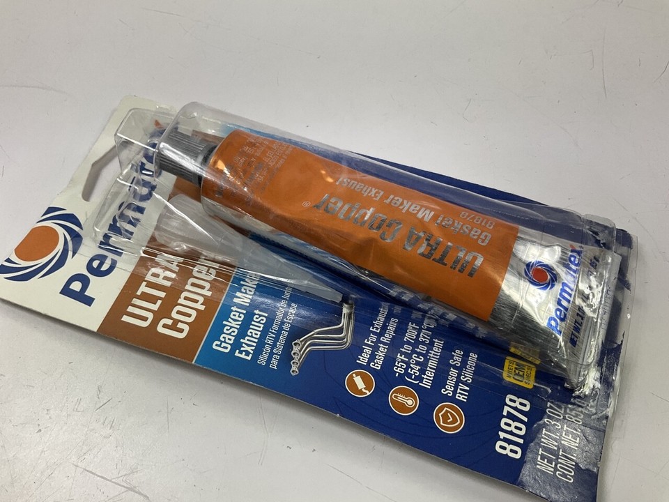 Permatex 81878 Ultra Copper Maximum HIGH Temperature RTV Silicone ...