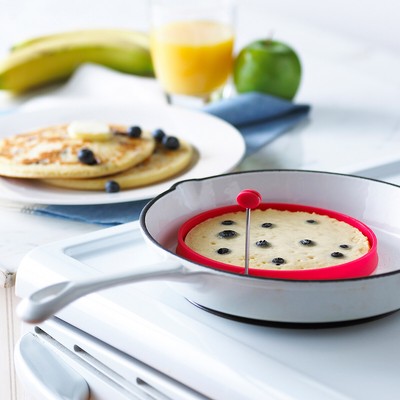 Silicone Pancake Ring Red | eBay