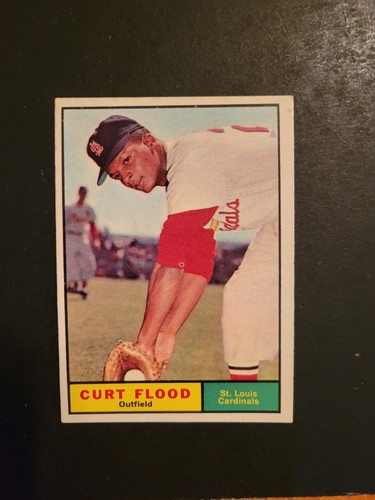 1961 topps Curt Flood card no. 438 | eBay