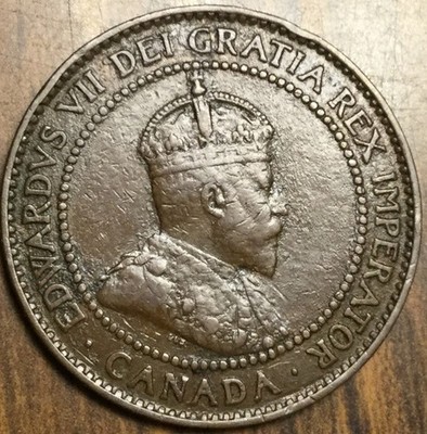1908 CANADA LARGE CENT PENNY COIN | eBay