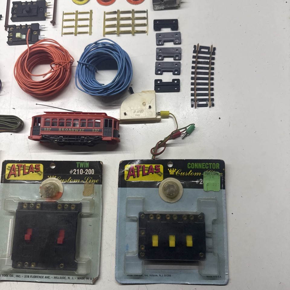 VTG ATLAS #56,205 & 210 HO Scale Connectors, Wire, Parts & Broadway ...
