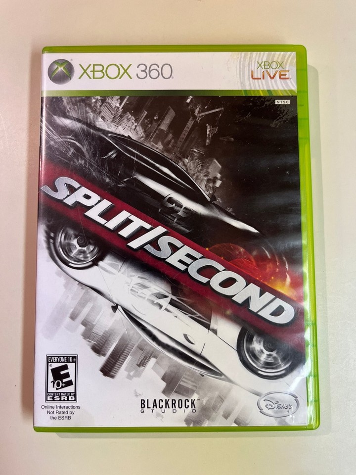 Split/Second Xbox 360 / One / Series X Video Game + Manual, Racing ...