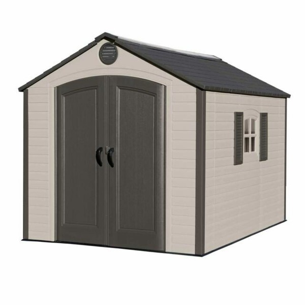 Lifetime Tan/brown 8' X 10' Outdoor Storage Shed for sale online | eBay