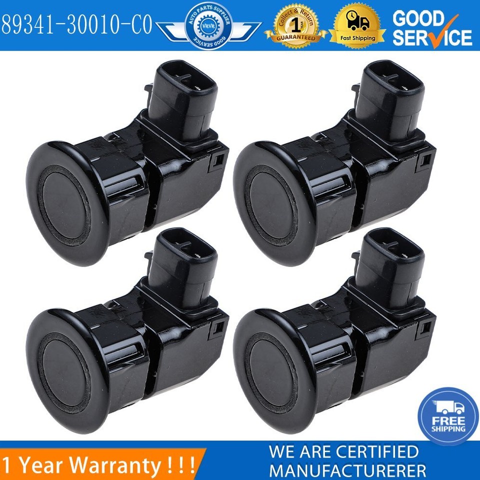 4Pcs Backup Parking Assist Sensor PDC 89341-30010 for Lexus IS250 IS350 ...