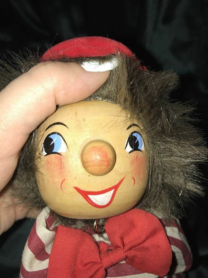 WOODEN MARIONETTE WOODEN STRINGED JUGGLER PUPPET | eBay