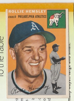 1954 Topps # 143 Rollie Hemsley | eBay