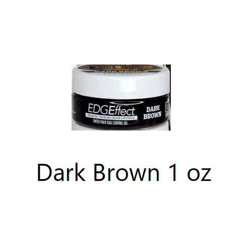 Tinted Fiber Edge Control Gel 1 oz ( Black / Dark Brown ) - YOU PICK ...
