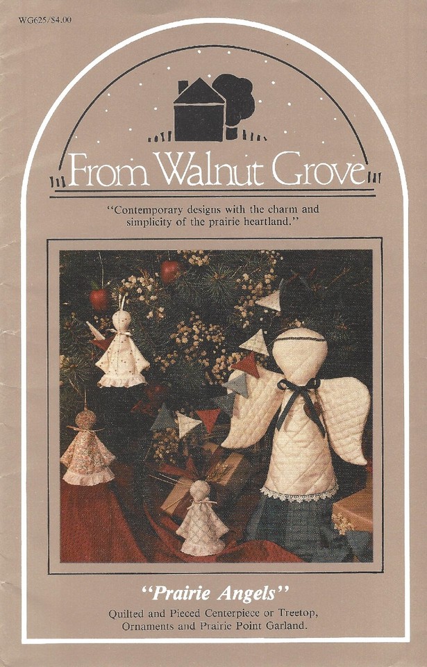 Prairie Angels - Ornament Sewing Pattern WG625 From Walnut Grove by St ...