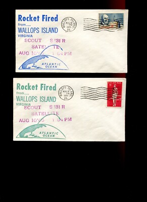 SCOUT S131R SATELLITE LAUNCH AUG 10 1965 WALLOPS ISLAND VA CCL COVERS ...