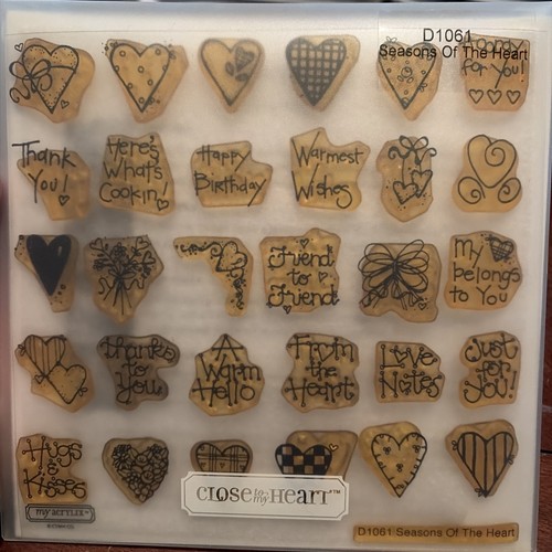 CTMH Cling Stamp Set - D1061 Seasons Of The Heart | eBay
