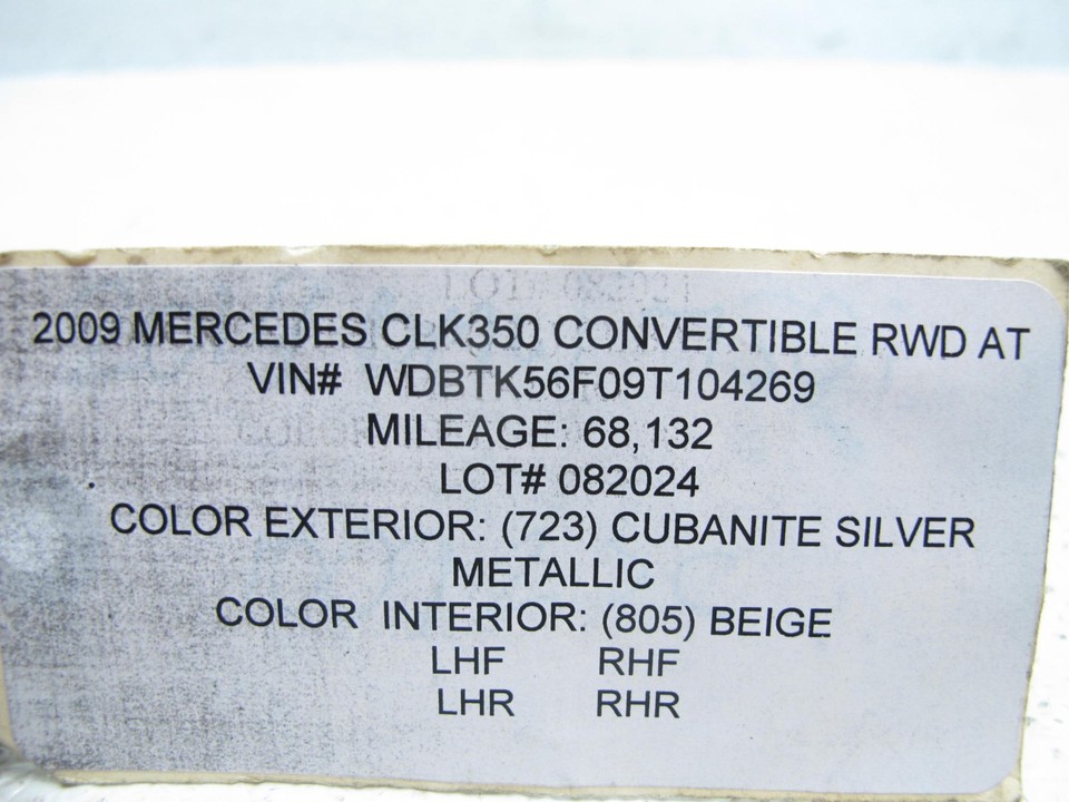 06-11 Mercedes E350 C300 GLK350 CLK350 Engine Motor Cover Trim OEM W209 ...