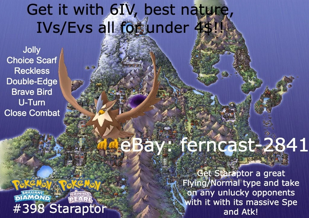 Pokemon Platinum Sinnoh Map