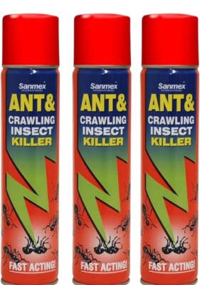 Insect Killer Spray Repellent Ant and Crawling Fast Acting Sanmex ...