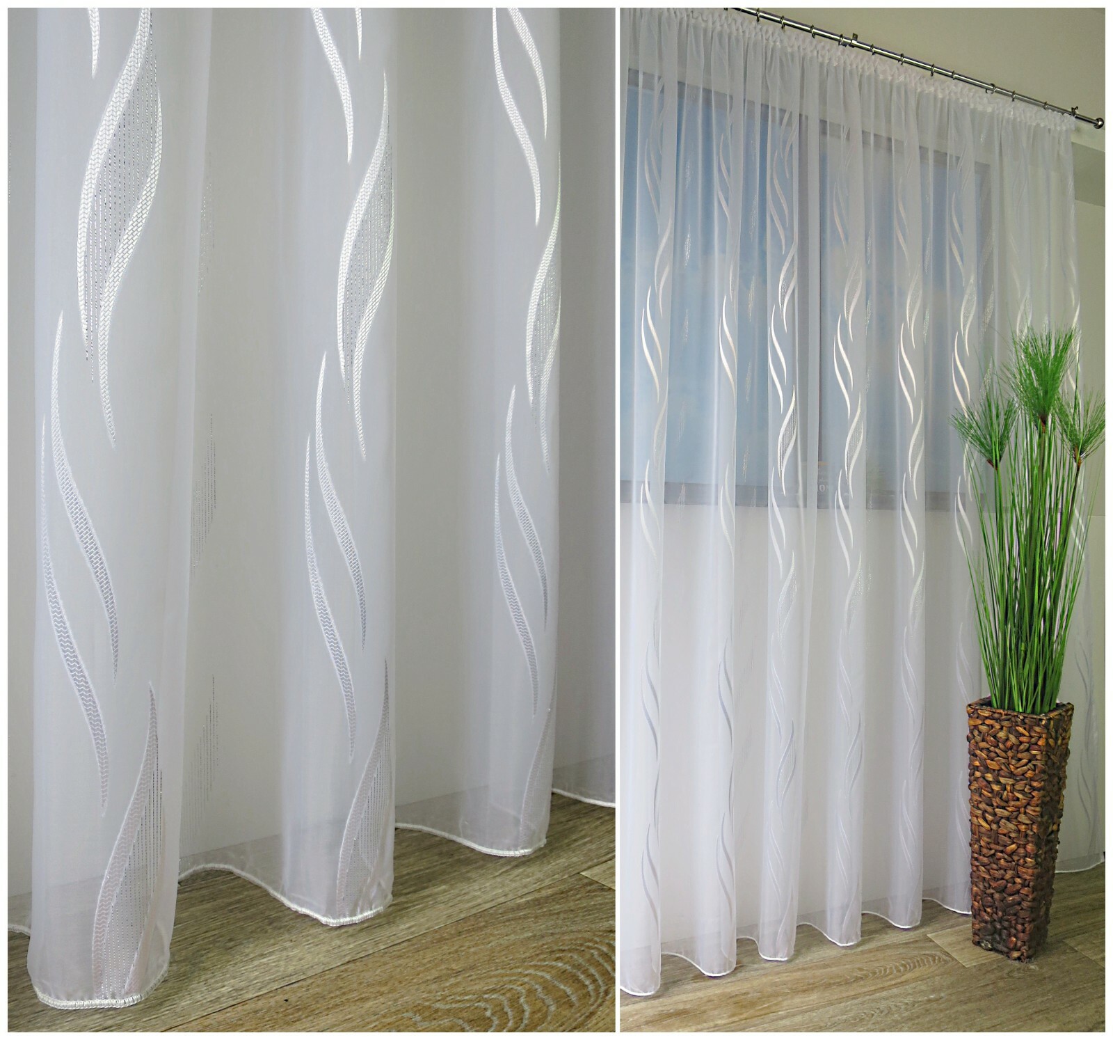 Gardine Landhausstil Shabby gebraucht kaufen! Nur 4 St. bis -75% günstiger