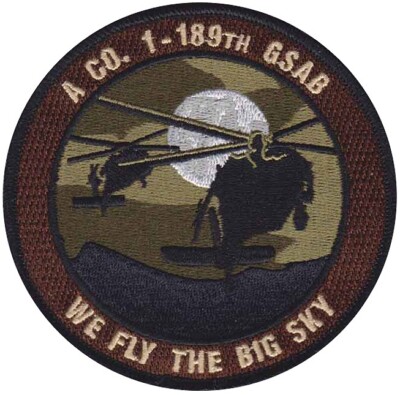 US ARMY ALPHA COMPANY 1-189th GENERAL SUPPORT AVIATION BATTALION BIG ...