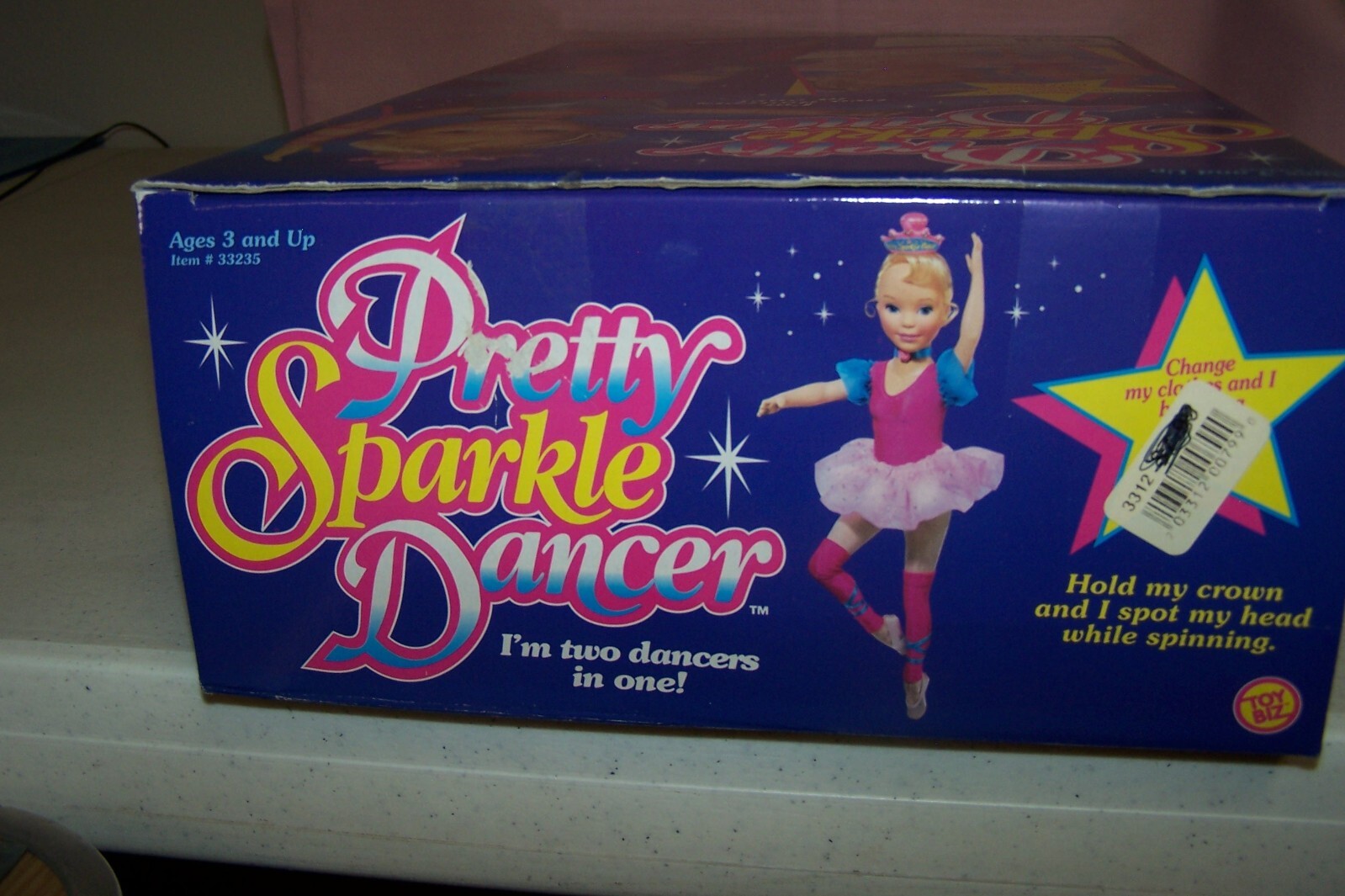 TOY BIZ Vintage 1996 Pretty Sparkle Dancer Doll -Two Dancers in One ...