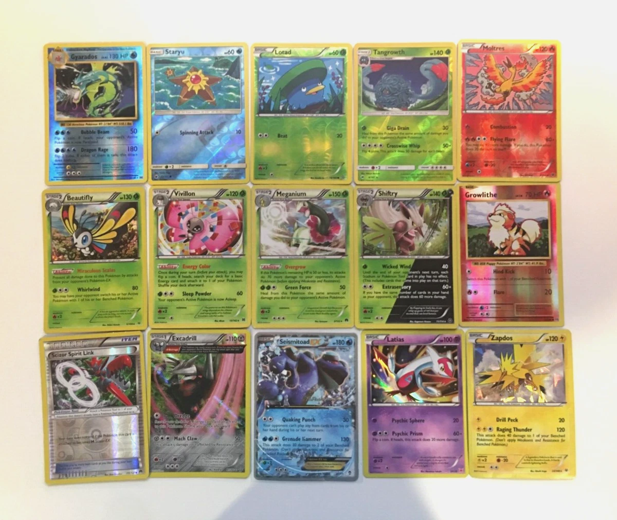 Pokemon Ex And X Cards