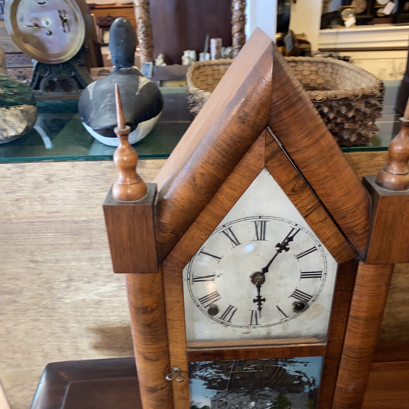 E.N. Welch Eight Day 19TH Century Steeple Parlor Clock | eBay