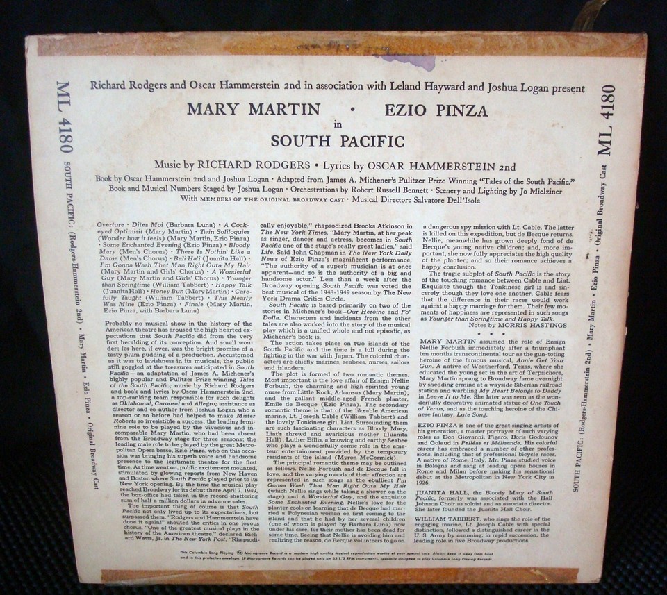 Broadway Musical Record Albums Vintage Vinyl Evita Ethel Merman Rex
