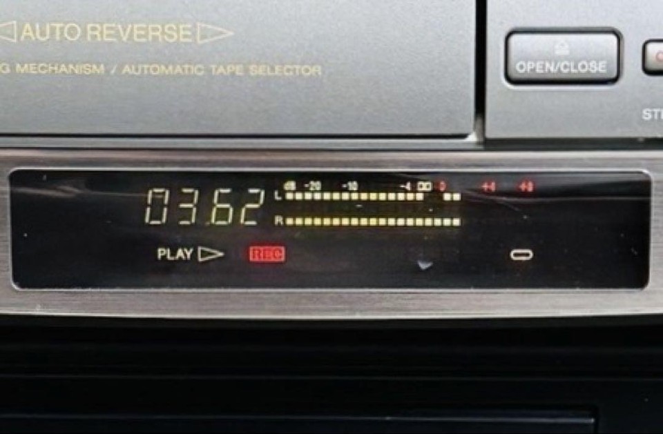 Sony Tc-Tx9 Stereo Cassette Deck Recorder Auto Reverse Vintage Audio ...