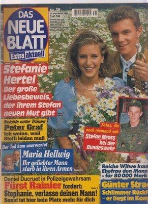 Das neue Blatt Stefanie Hertel,Steffi Graf,Sydne Rome,Günter Strack ...