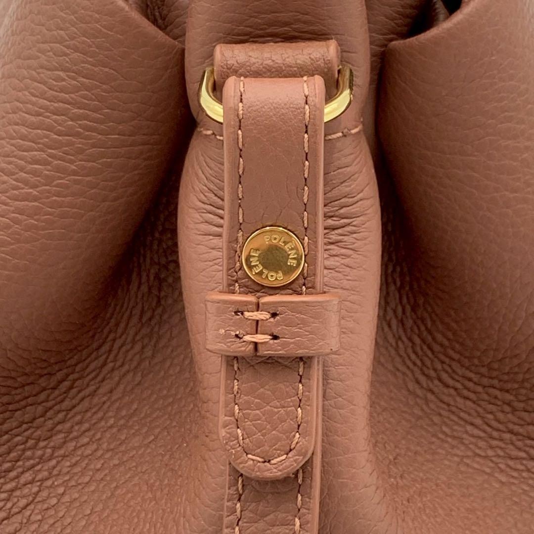 Polene Numéro Neuf Mini Leather 2-Way Handbag Gyoza Bag Women Used ...