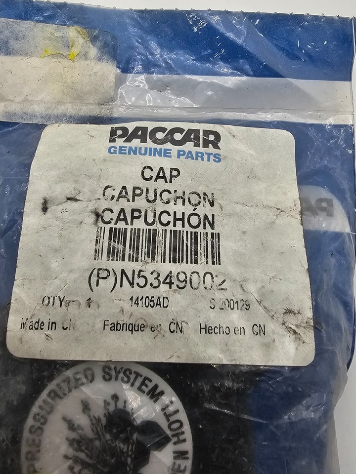 Paccar Surge Tank Cap 14105AD N5349002 fits Peternilt Kenworth | eBay