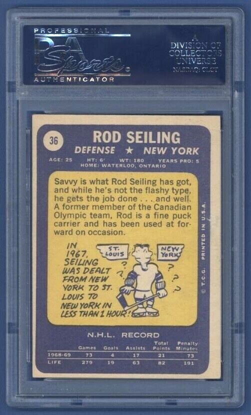 1969-70 Topps - Rod Seiling #36 for sale online | eBay