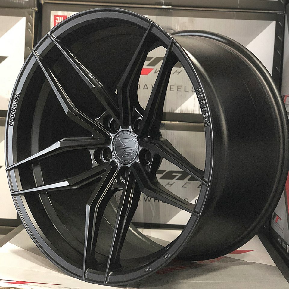 20" FERRADA FR5 MATTE GRAPHITE WHEELS FOR MUSTANG ECO BOOST GT 20X9 ...