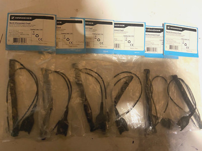 Single or Lot of 4 Sennheiser CSTD 08 Quick Disconnect Cable 05365 New ...
