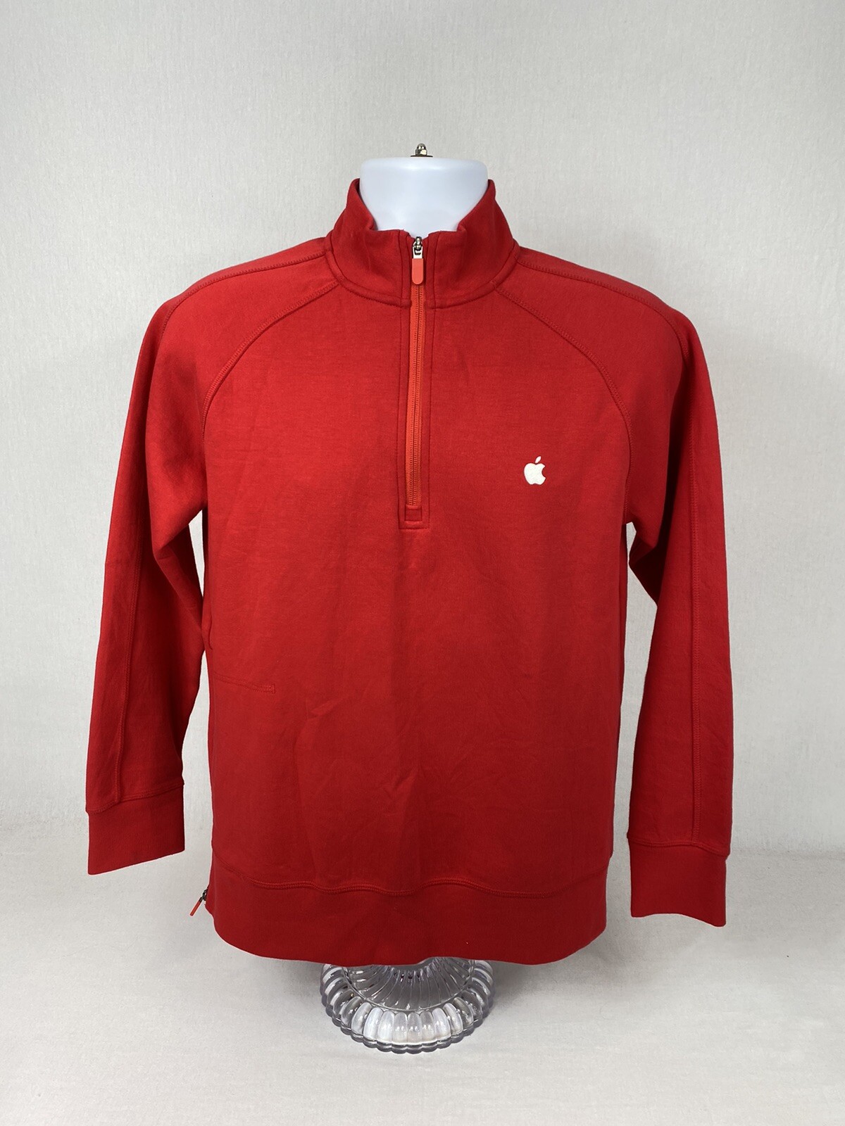 Men’s/Adult Official Apple Employee 1/4 Zip Pullover … - Gem